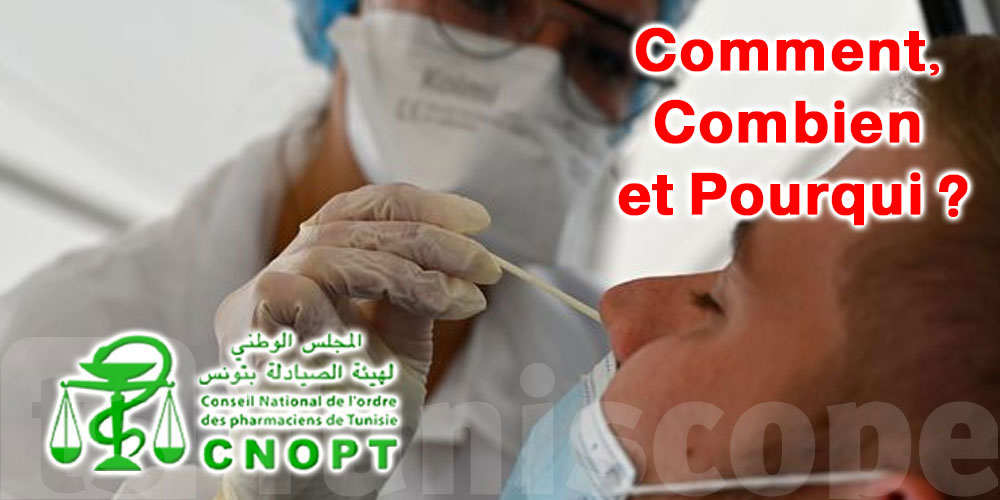 Le CNOPT annonce le prix des tests rapides de covid-19