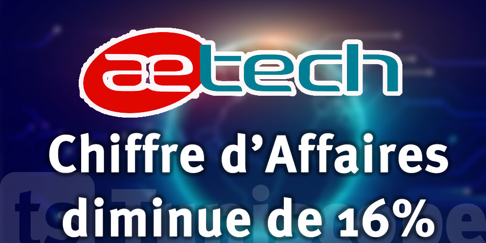 le chiffre d'affaires de la société AeTCEH diminue de 16%
