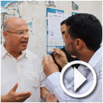 En vidéo : Altercation verbale entre un pro-gouvernement et Afif Frigui