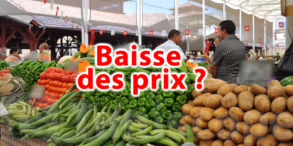 Baisse des prix des légumes