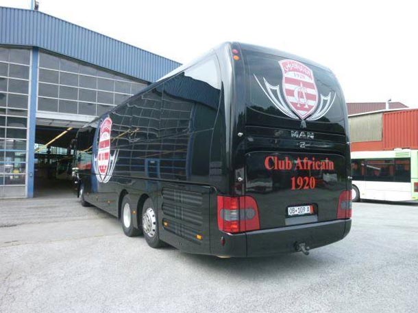 En photos : Le Club Africain s'offre un nouveau bus