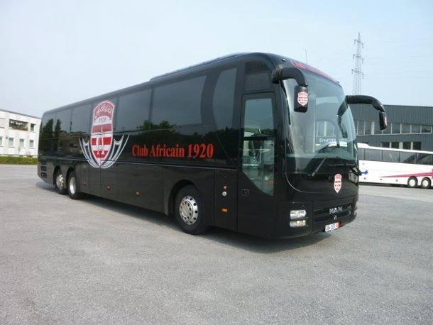 En photos : Le Club Africain s'offre un nouveau bus