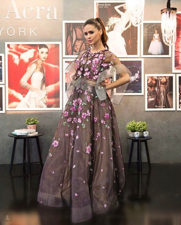 En photos : Leila Ben Khalifa fait sensation avec une jolie robe signée ...