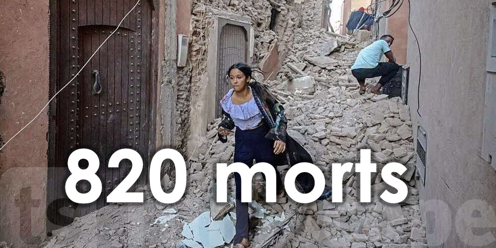 Maroc : Séisme : le bilan monte à 820 morts