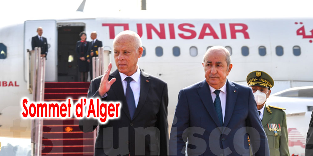Sommet arabe d’Alger : Abdelmadjid Tebboune reçoit Kais Saied