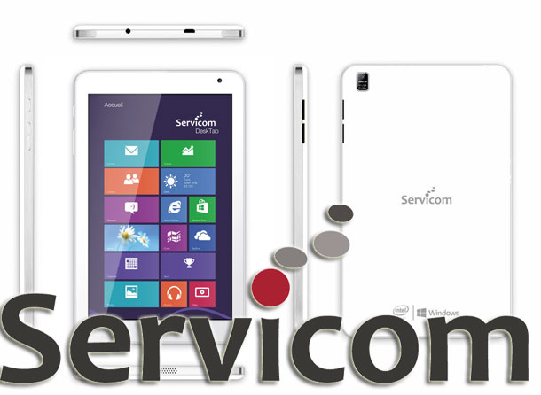 Lancement au Grand Public de Servicom DeskTab, la 1ère tablette Windows ...