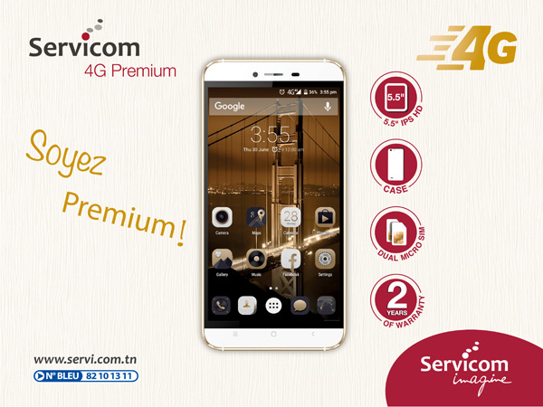 Lancement du « Servicom 4G Premium